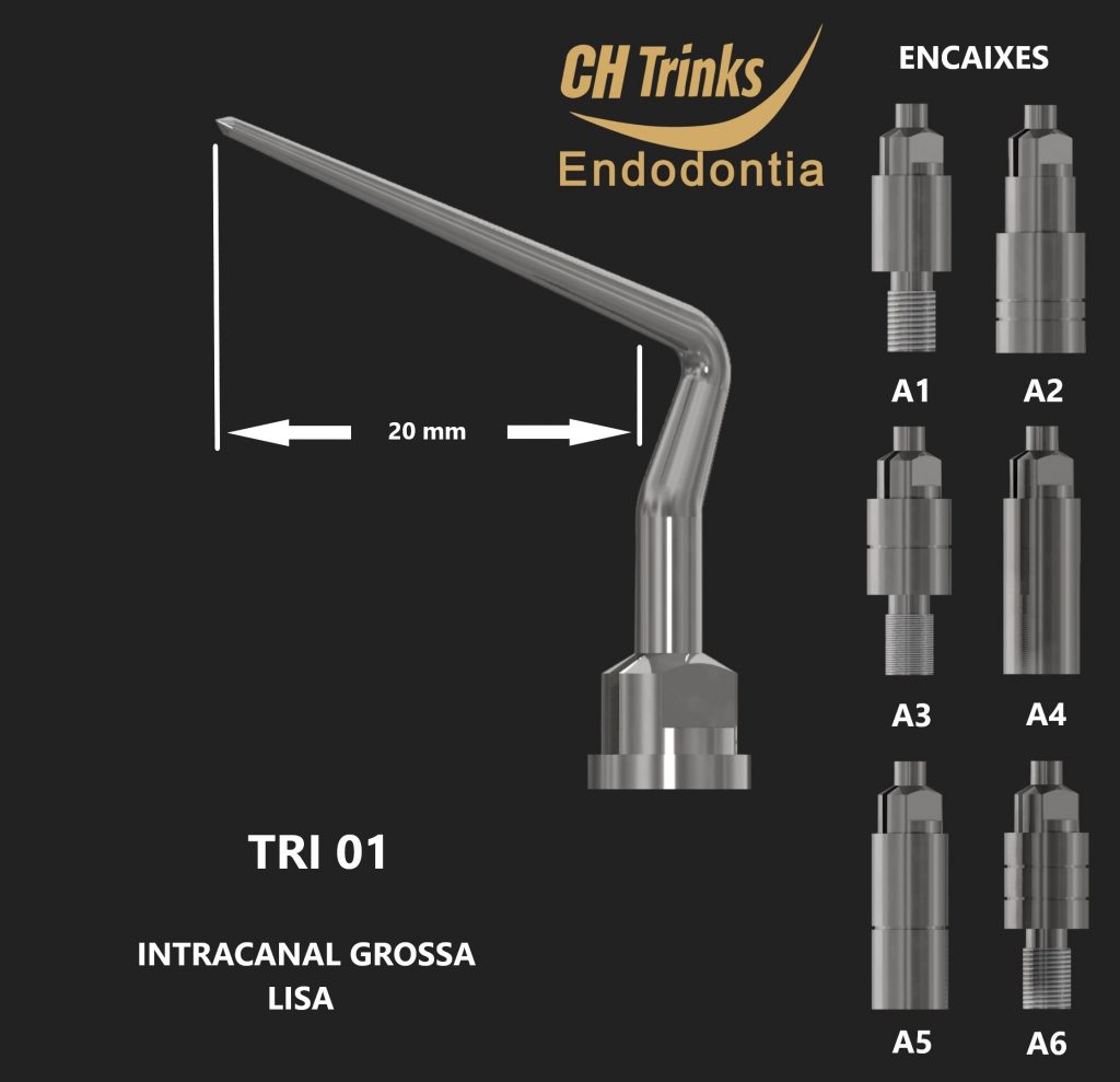 A3-Ponta CH Trinks TRI01 A3 Intracanal Grossa 20mm Lisa – Dental Trinks